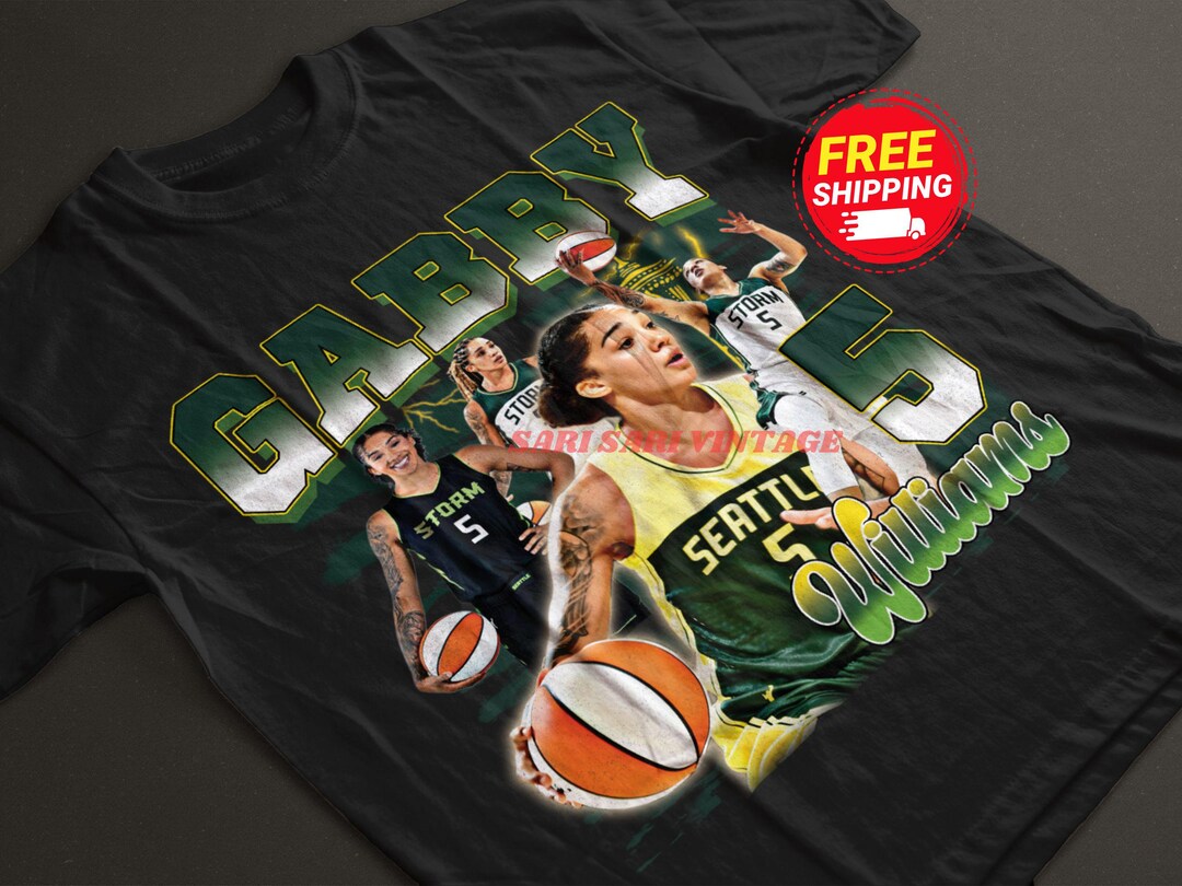 Gabby Williams Shirt Seattle Vintage Gabby Williams Graphic Tee 90s ...