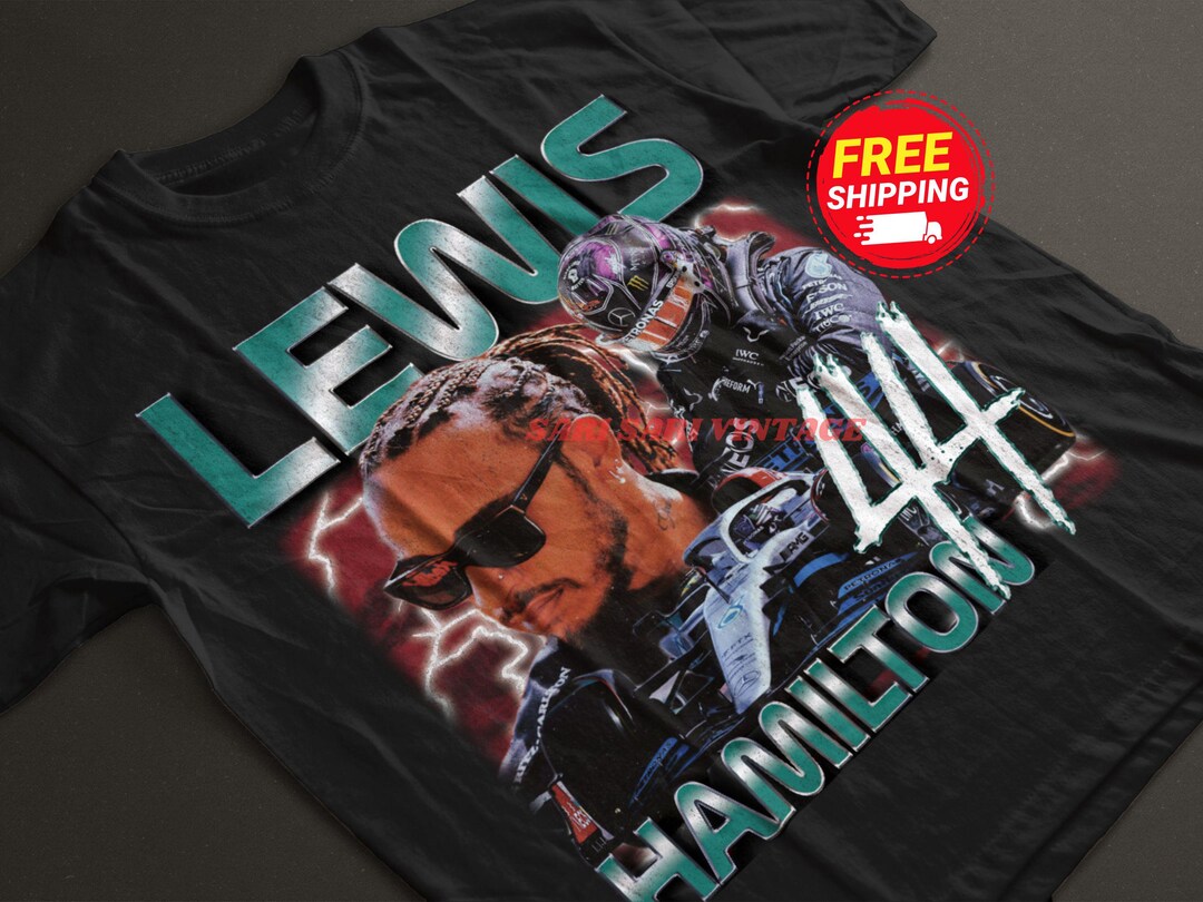 Lewis Hamilton Shirt Racing Vintage Lewis Hamilton Graphic Tee 90s ...