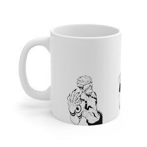 Jujutsu Kaisen Mug, 11oz Toji Fushiguro, Yuji Sukuna, Satoru Gojo - Etsy