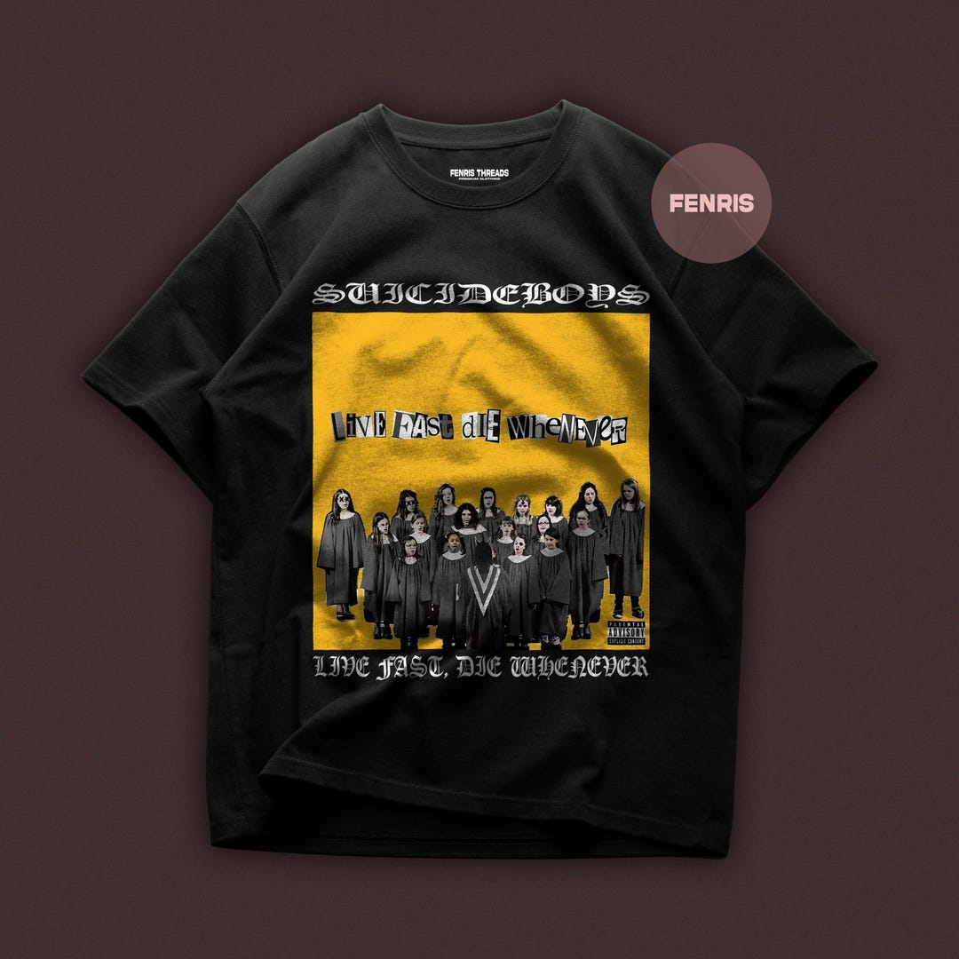 Premium Suicideboys T-shirt Live Fast, Die Whenever Album Suicideboys ...
