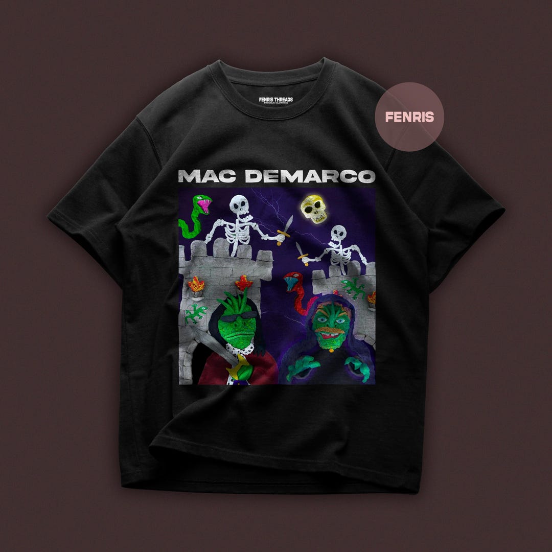 Premium Mac Demarco T-shirt This Old Dog Album the Dark Prince Single ...