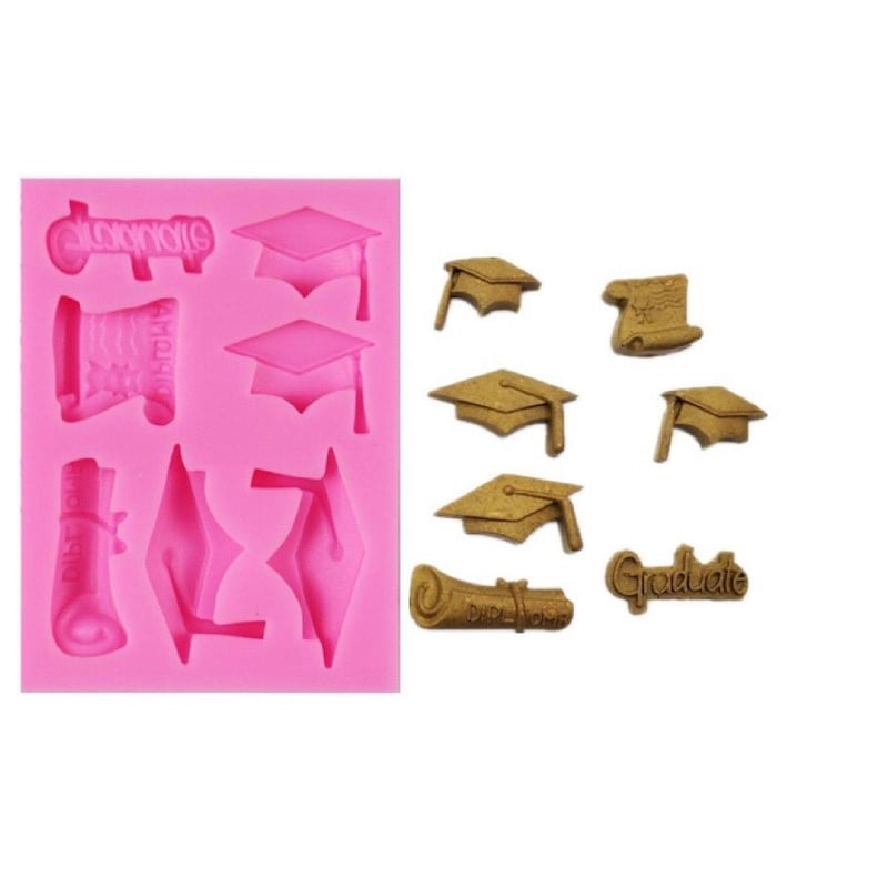 Graduation Silicone Mold - Etsy