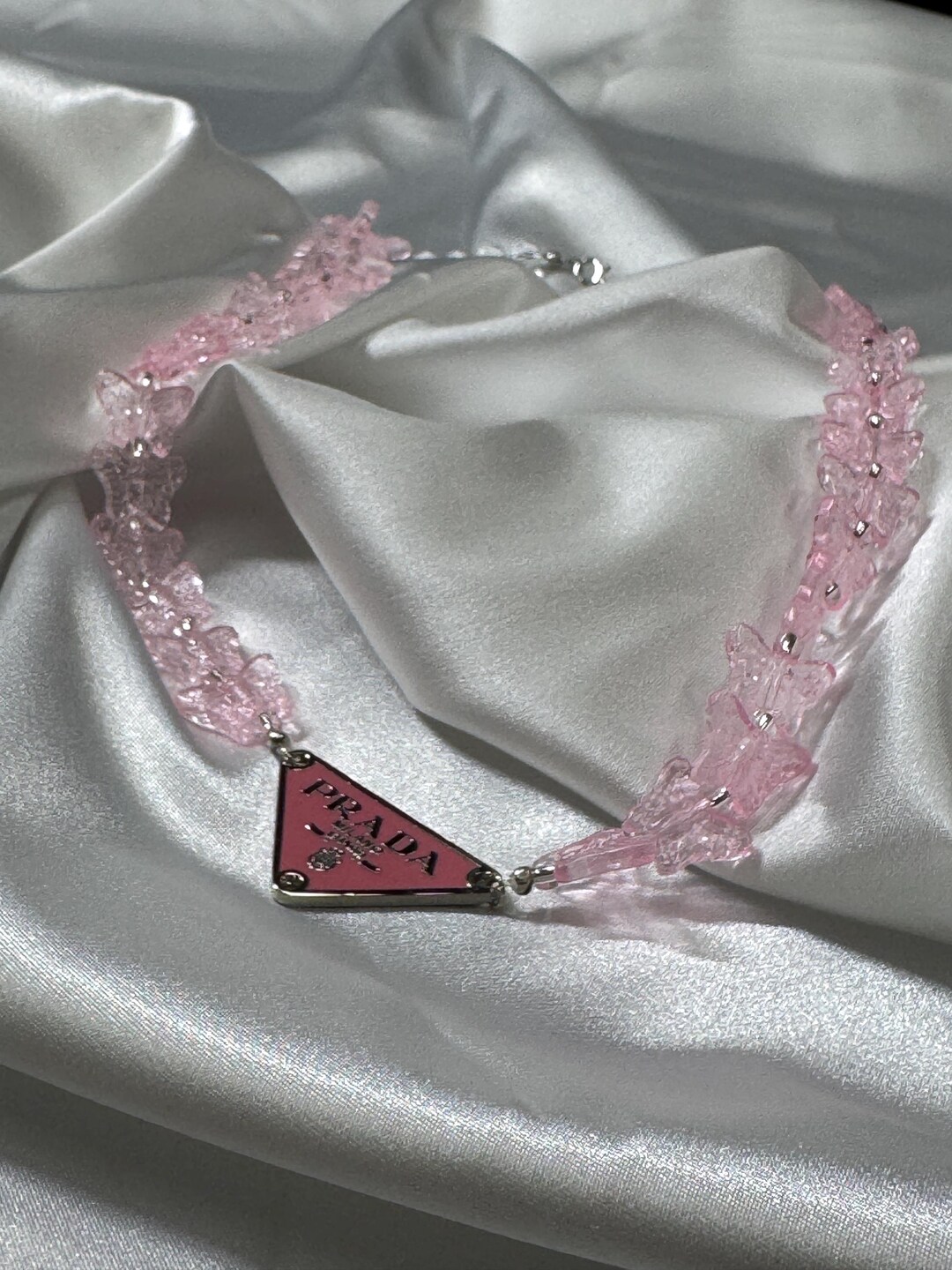 Repurposed Prada Pendant Necklace - Etsy