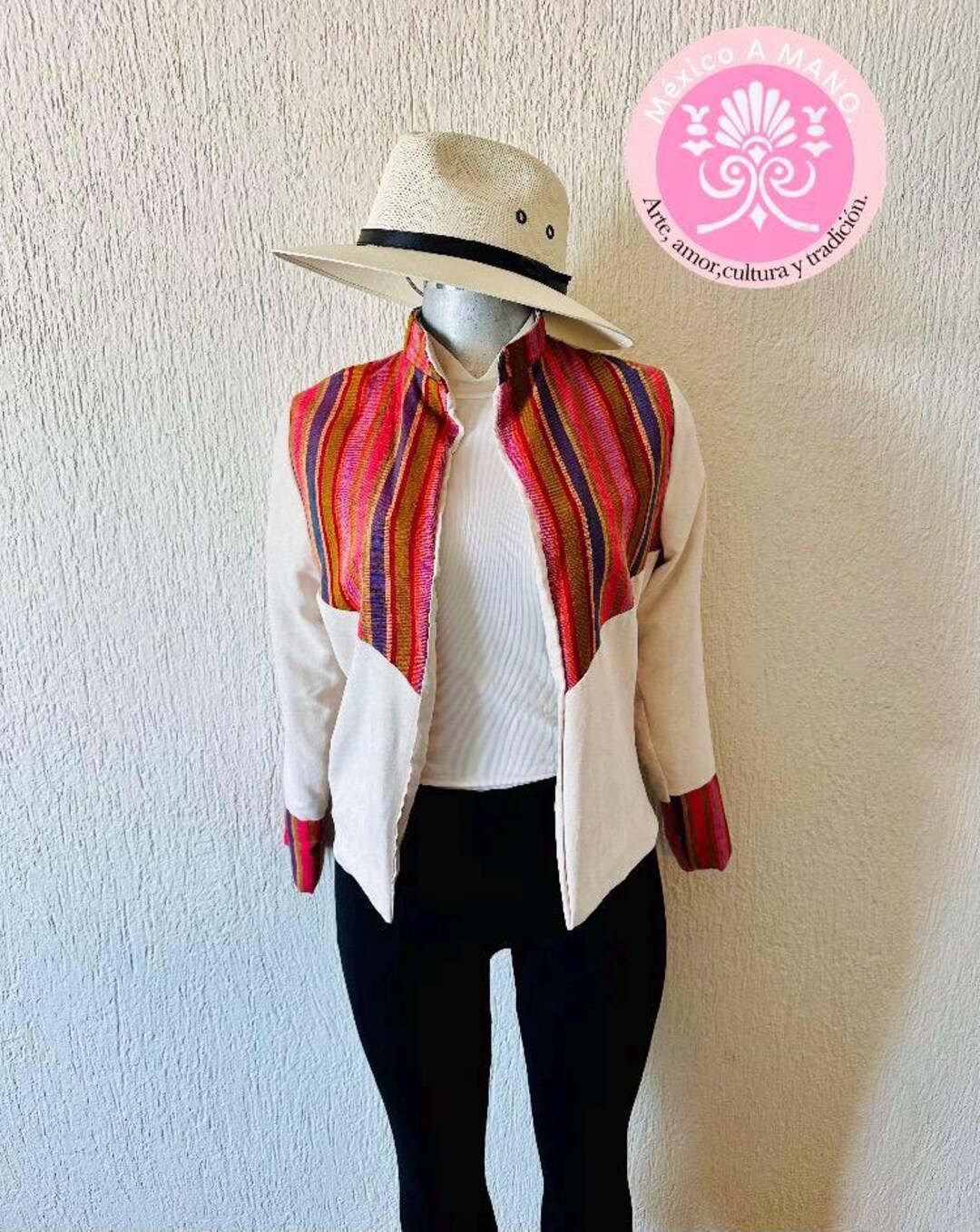 Divine Mexican Blazer With Pedal Loom Embroidery. - Etsy
