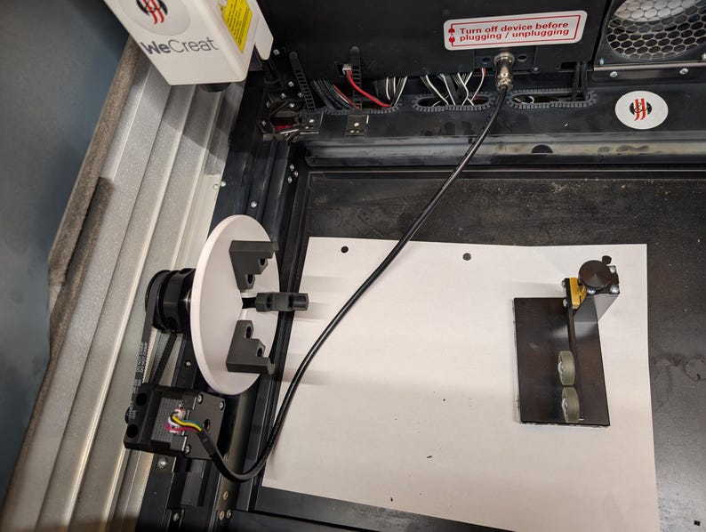 Xtool RA2 or Wecreat Rotary Backstop - Etsy