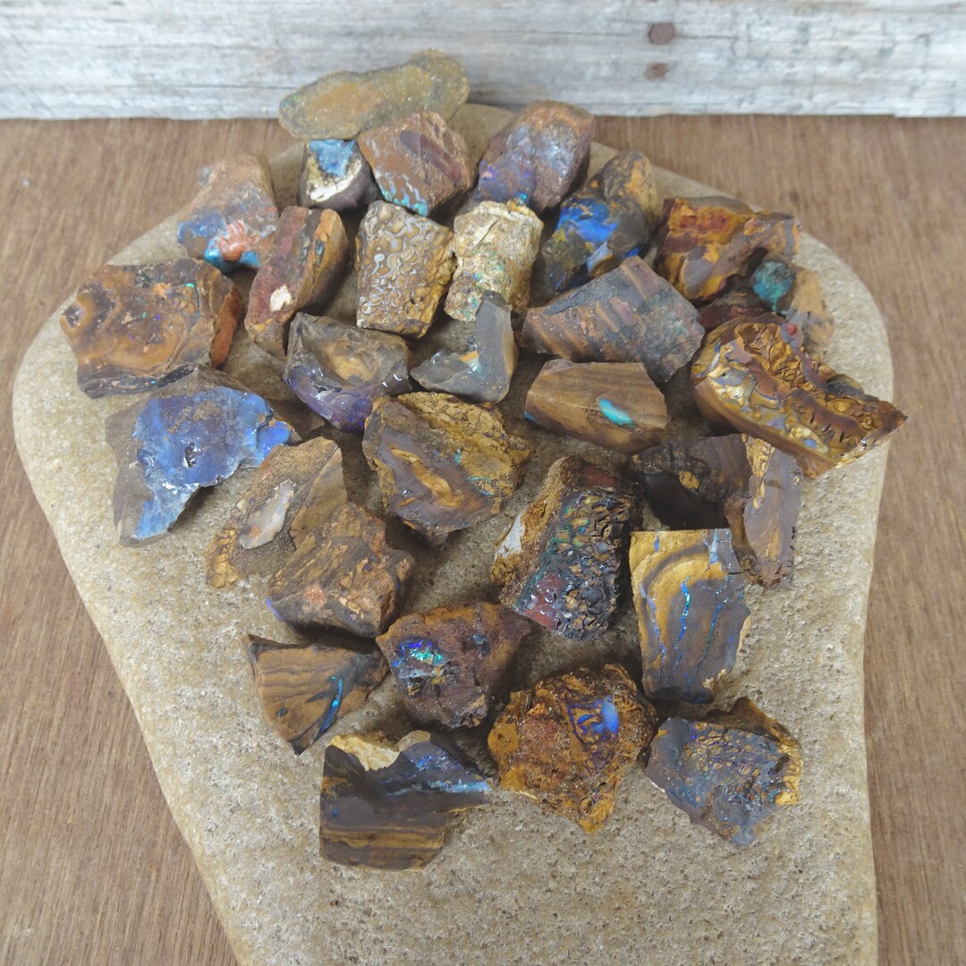 35 Small Boulder Opal Specimen All-natural Australian Rough - Etsy