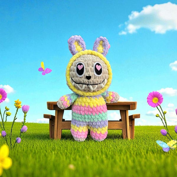 Labubu Rainbow Eyes - Etsy