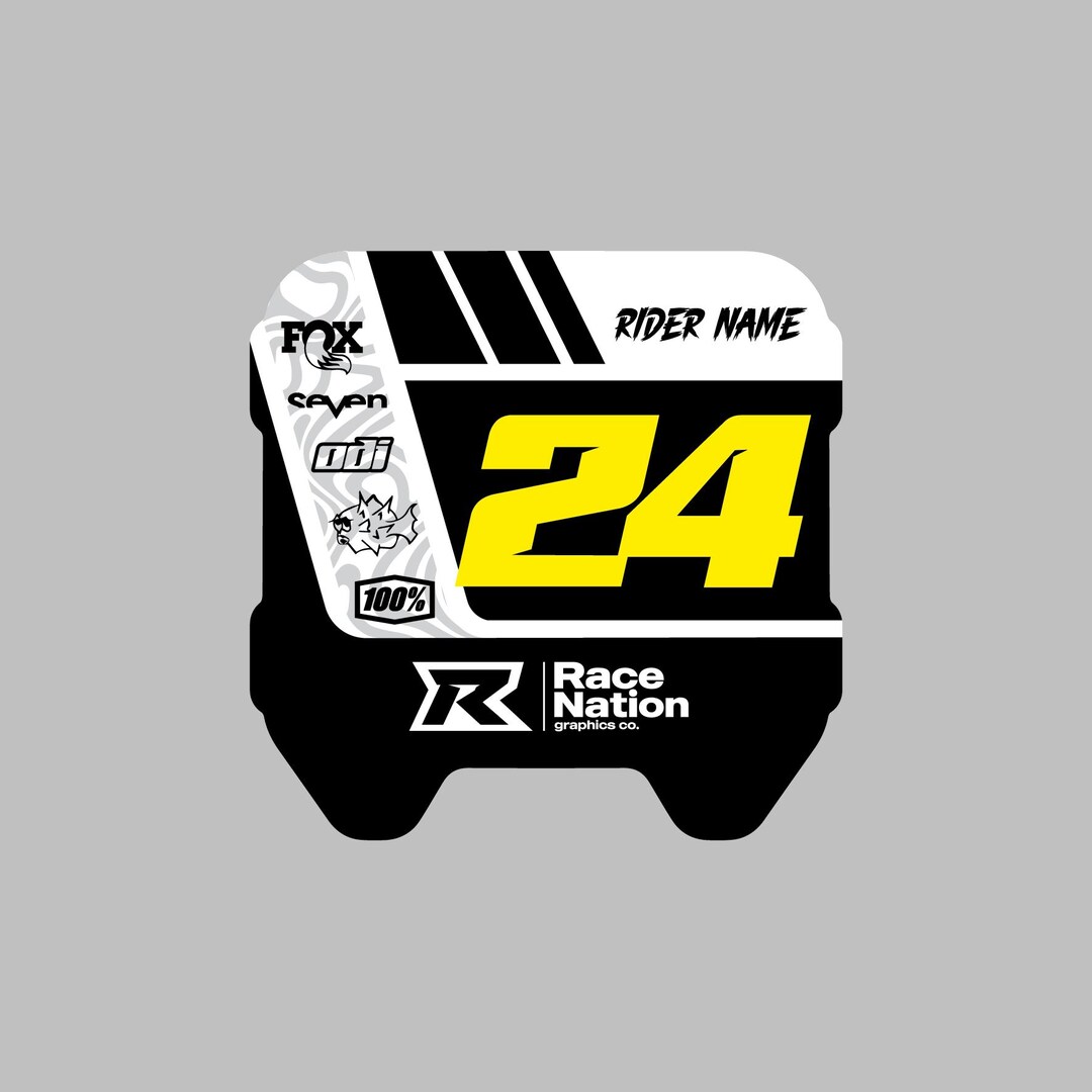 Surron Light Bee Front Number Plate Board Custom Sticker Graphic 23 - Etsy