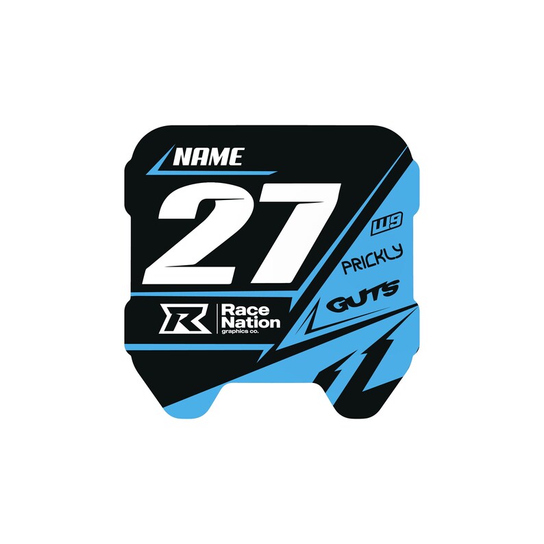 Surron Light Bee Front Number Plate Board Custom Sticker Graphic 1 ...