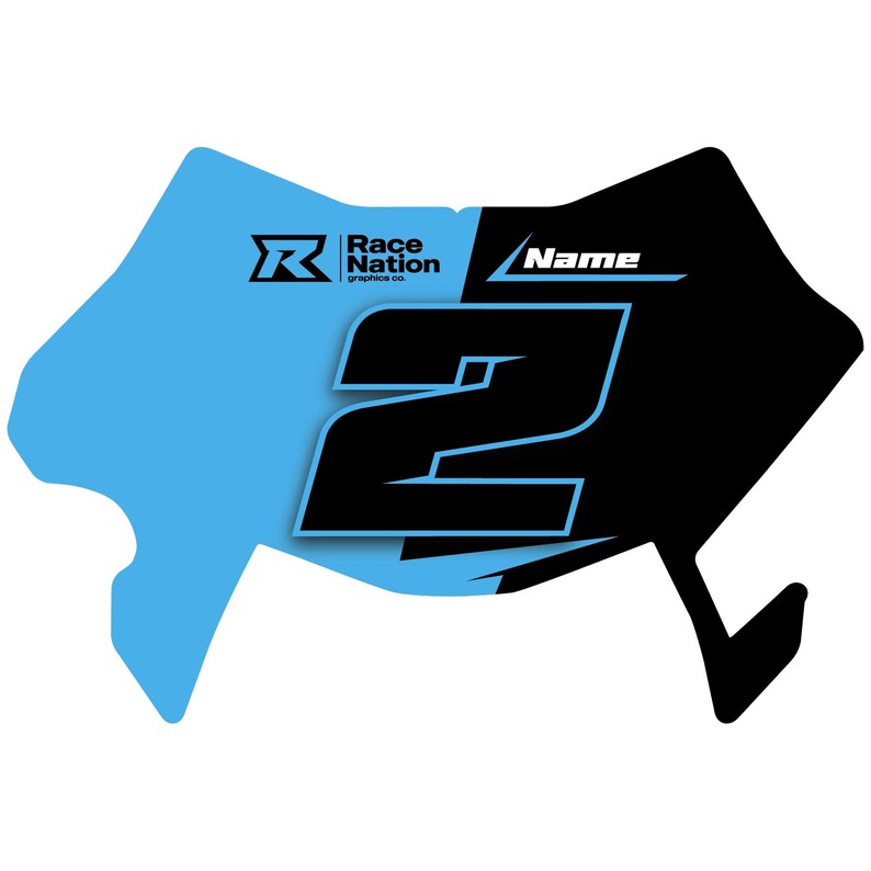 Surron Ultra Bee Front Number Plate Board Custom Sticker Graphic 3 ...