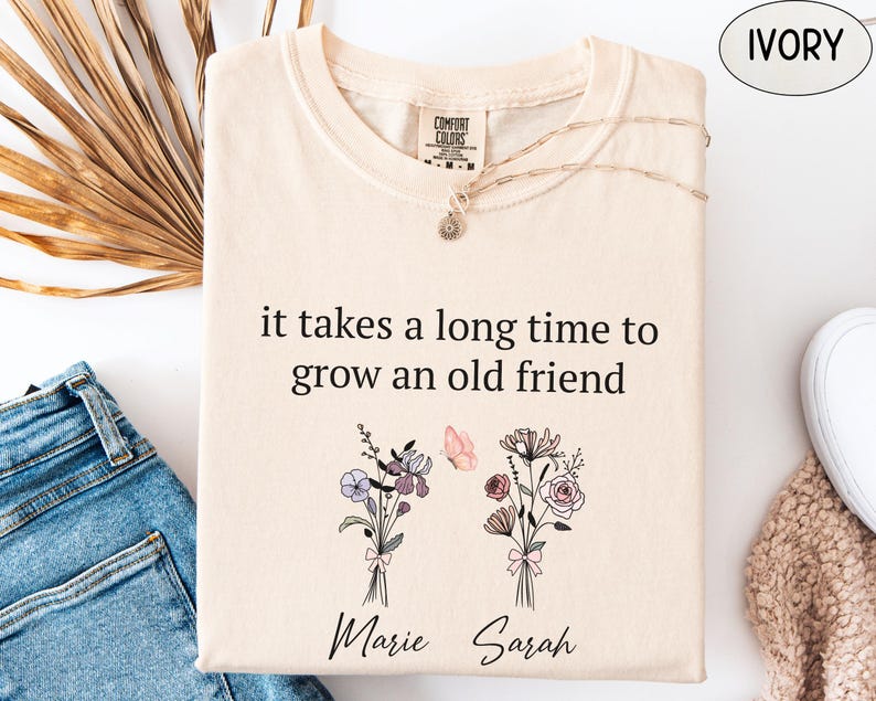 Custom Best Friend Shirts, Personalized Bestie Gift Ideas for Besties ...