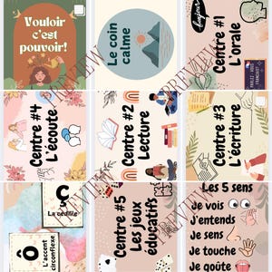 French BOHO Classroom Posters and Signs - Etsy