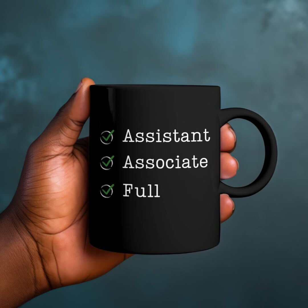 Full Professor Mug, Gift for Nursing Professor, Associate to Full ...