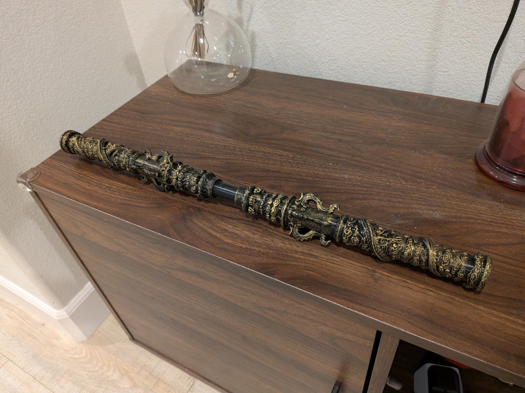 Black Myth Wukong - Hand Paint Jing Gu Bang - Etsy