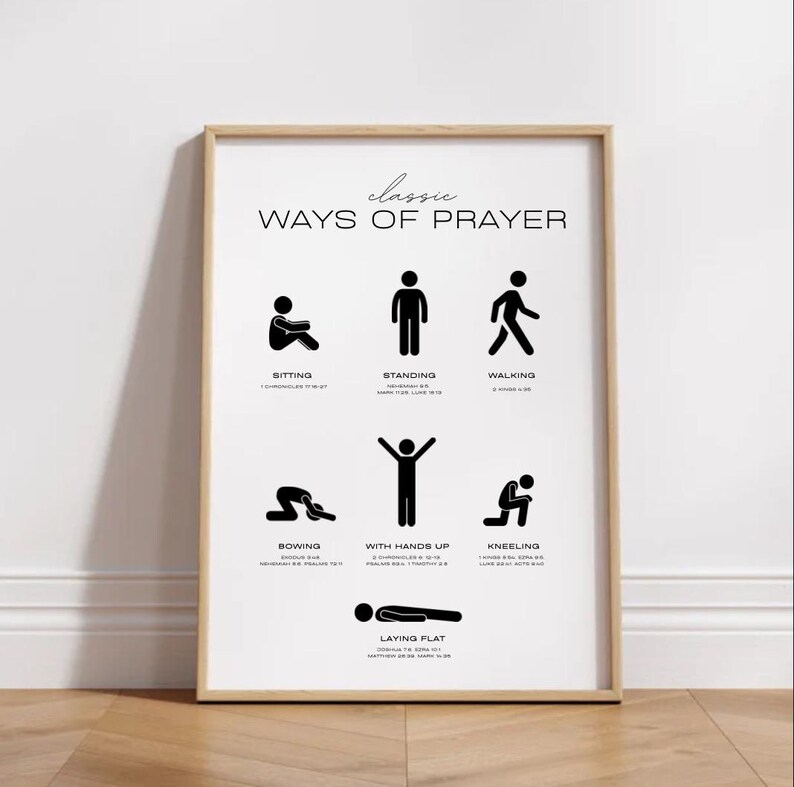 Classic Ways of Prayer Digital Wall Art – ISO Ratio PDF File for ...