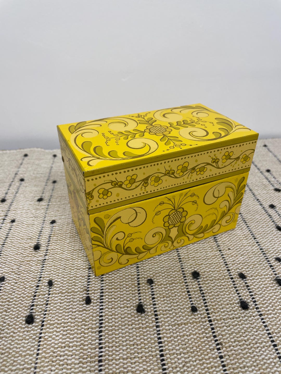 Vintage Avon Metal Recipe Tin - Etsy