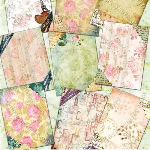 Foil Digital Paper Metallic Gold Foil Colorful Holiday 9 | Etsy