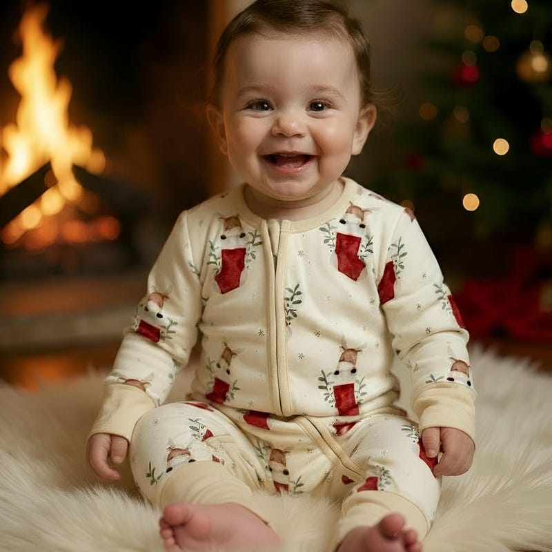 Baby Christmas Pajamas - Etsy