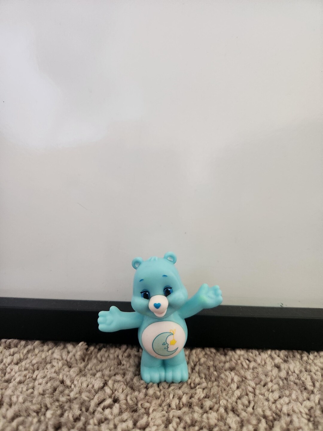 Care Bear Bedtime Soother Bear Poseable Plastic PVC Figure 3" Moon ...