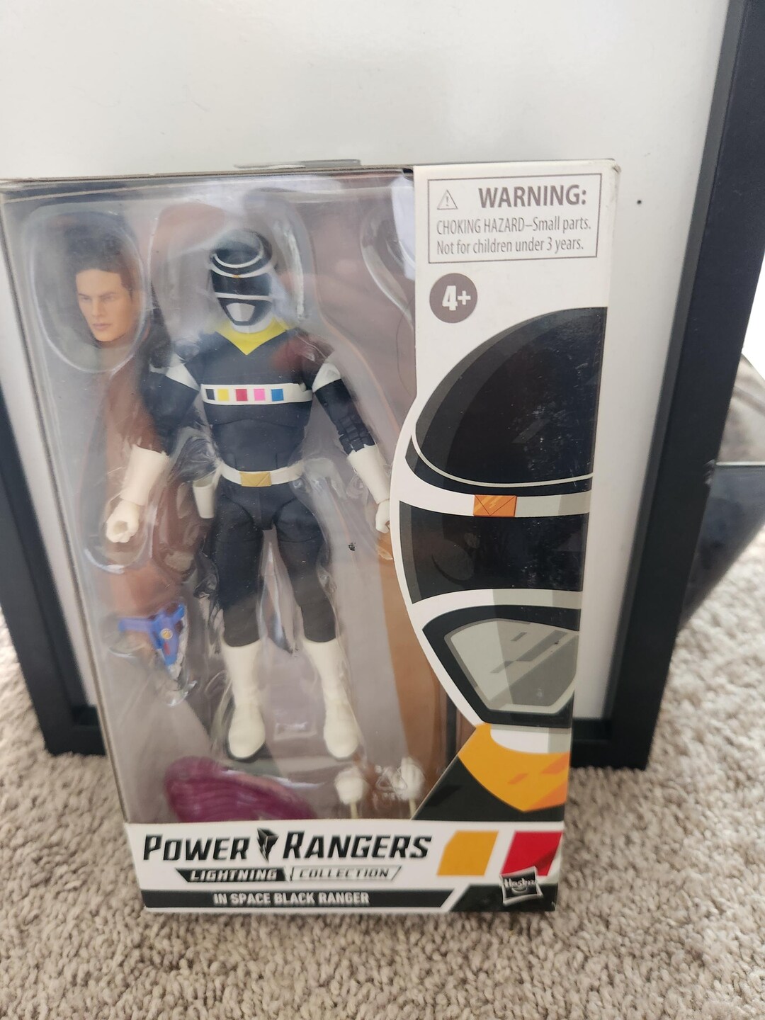 Power Rangers Lightning Collection in Space Black Ranger Figure - Etsy