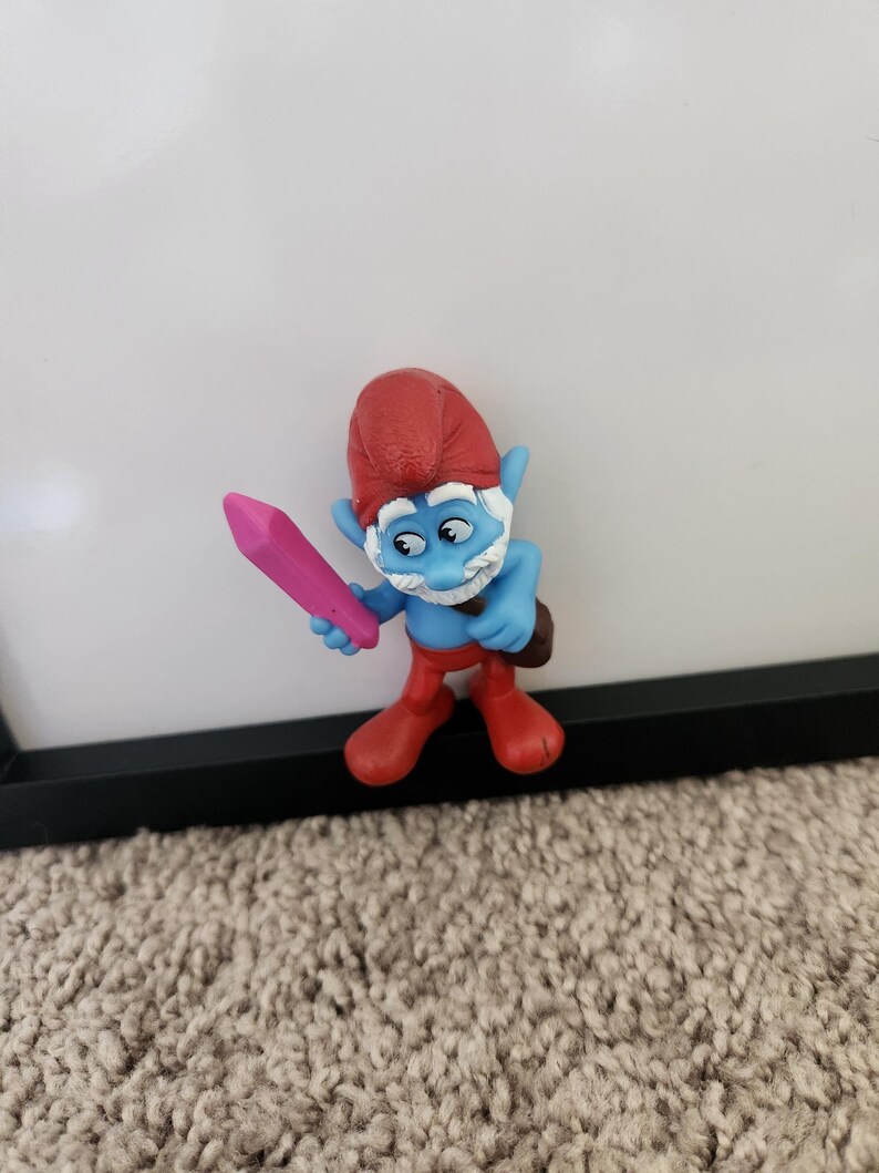 Mcdonald's Papa Smurf Peyo 1 Crystal PVC Figurine 3" - Etsy