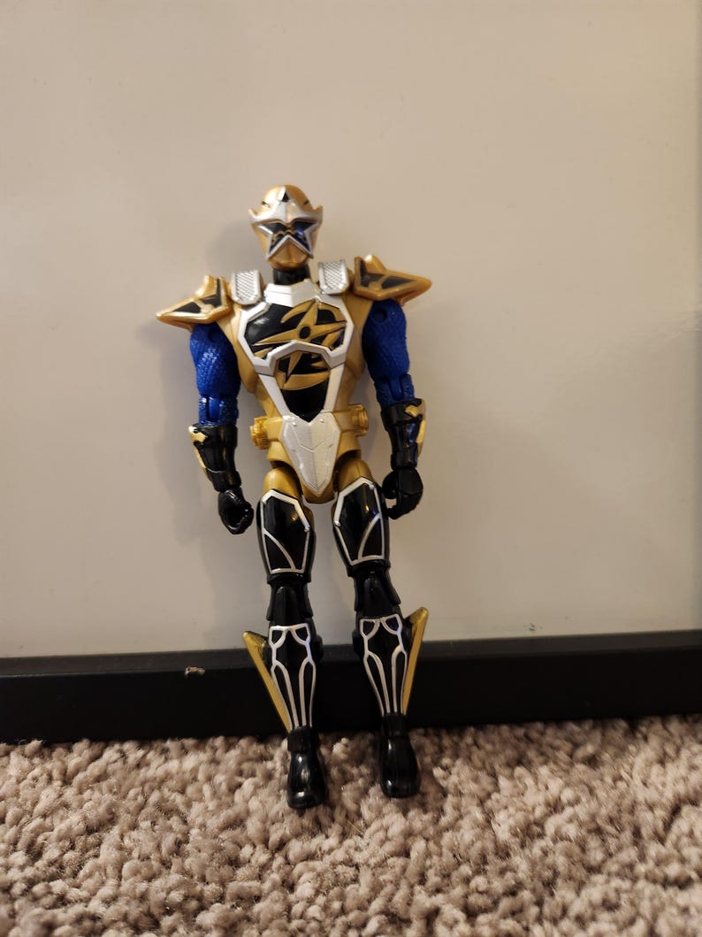 2017 Power Rangers Ninja Steel Ninja Master Mode Gold Ranger 5.5 Figure ...