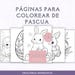 Libro Para Colorear De Pascua Para Niños | 25 Páginas Imprimibles En ...