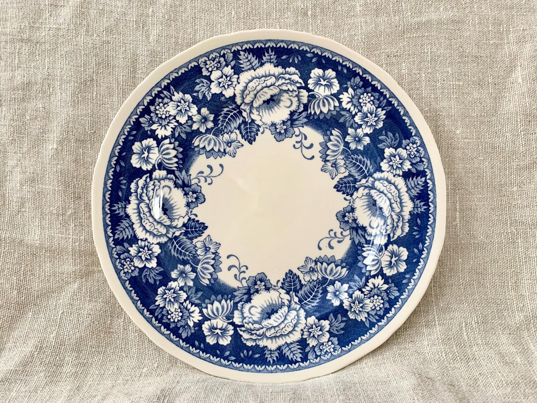Masons Ironstone, Blue and White, Crabtree and Evelyn, Salad Plate ...