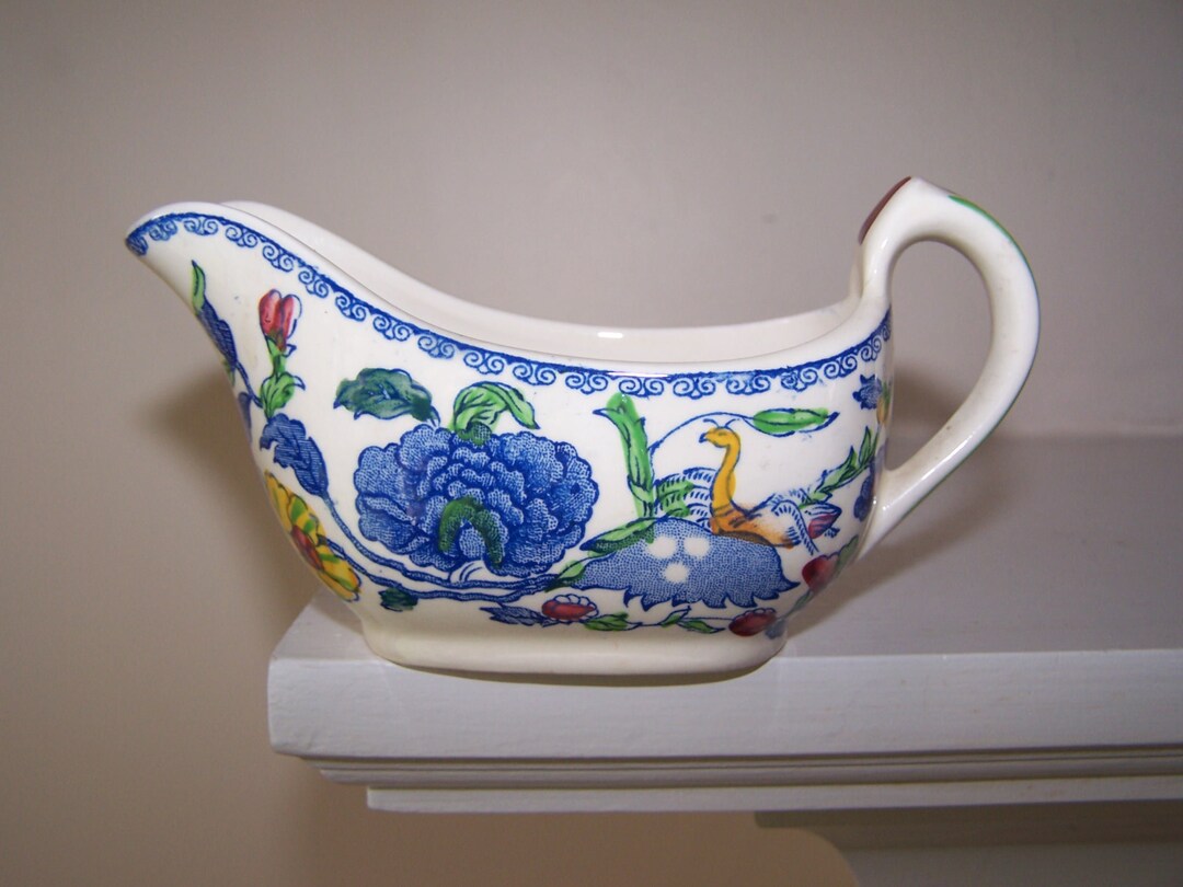 Mason's England, Plantation Colonial, Small Individual, Gravy Boat ...