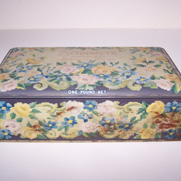 Floral Tin Box - Etsy