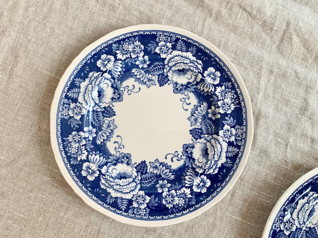 Masons Ironstone, Blue and White, Crabtree and Evelyn, Salad Plate ...