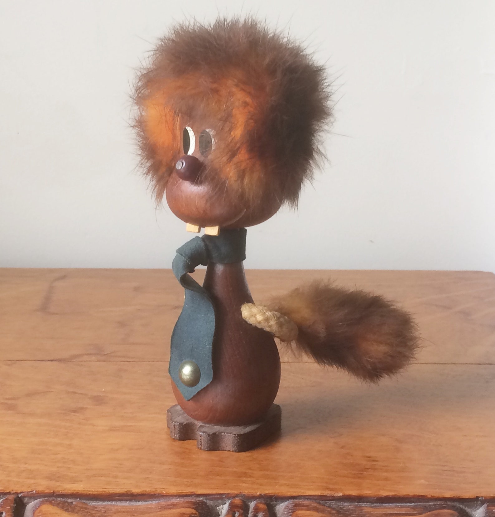 Sallingboe Denmark Teak Animal Troll Wood Troll Wooden - Etsy