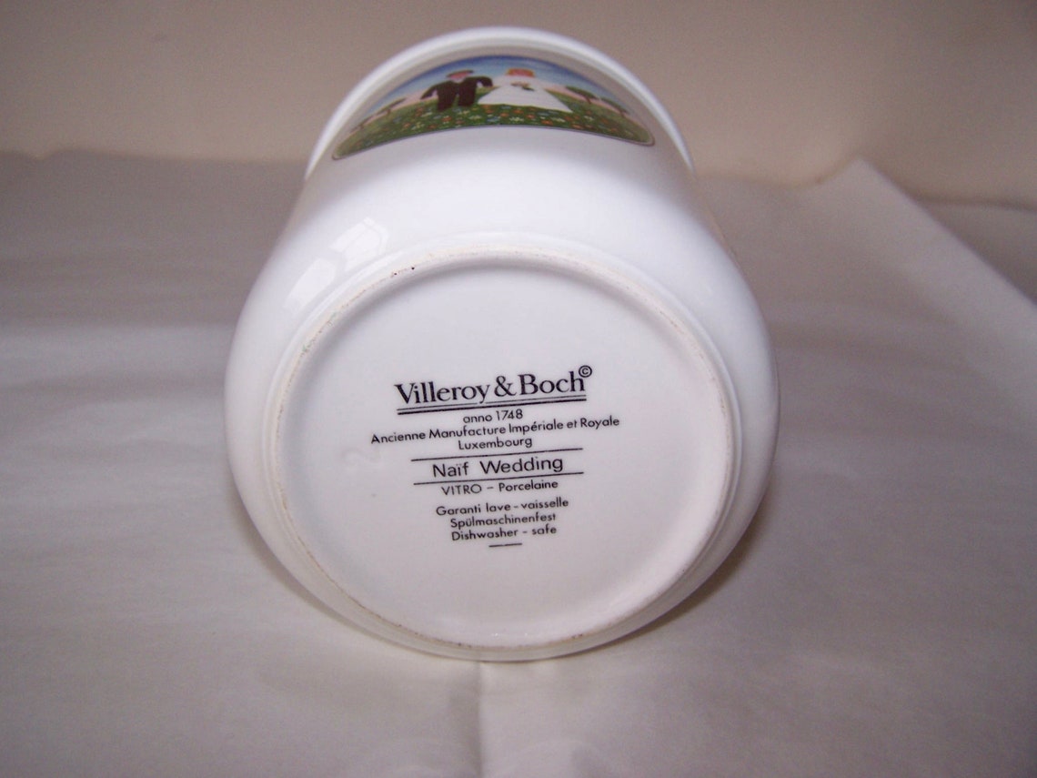 Villeroy and Boch, Naif Wedding, Kitchen Canister, 4 Inch Storage Jar ...