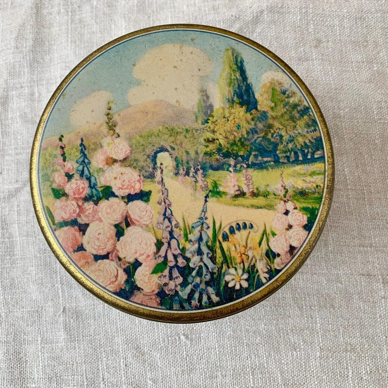 Antique Button Box - Etsy