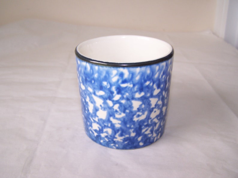 Stangl Pottery Mug Blue Spatterware Town and Country Small | Etsy