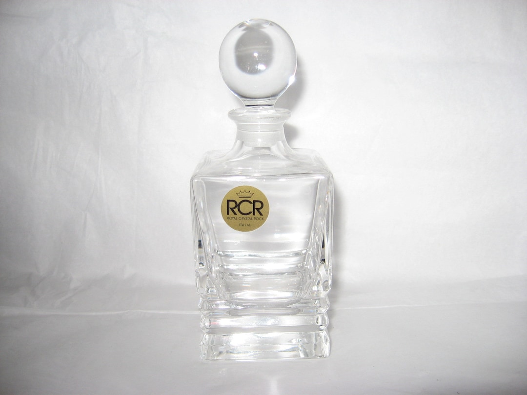 RCR Perfume Bottle, Royal Crystal Rock, 5 Inch Bottle, Made in Italy ...