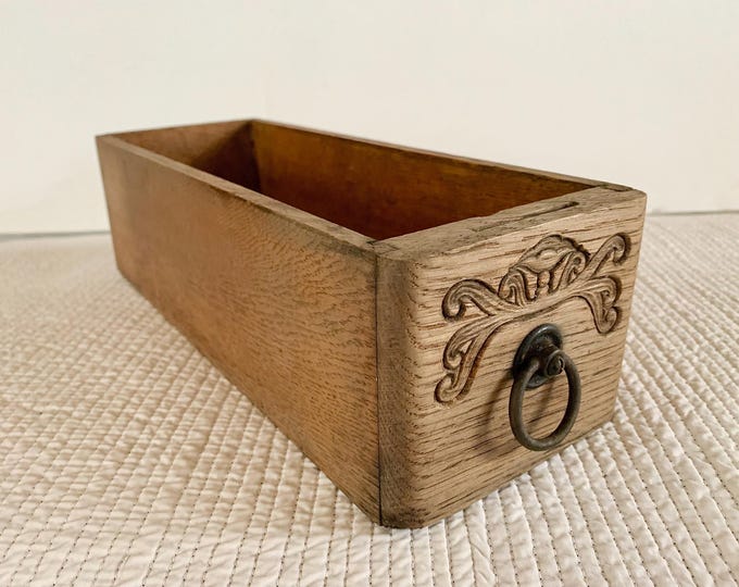 Wood Sewing Drawer, Industrial Style, Vintage, Sewing Machine Bin ...
