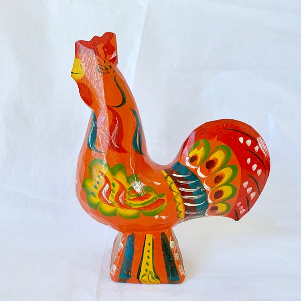 Hand Painted Rooster - Etsy