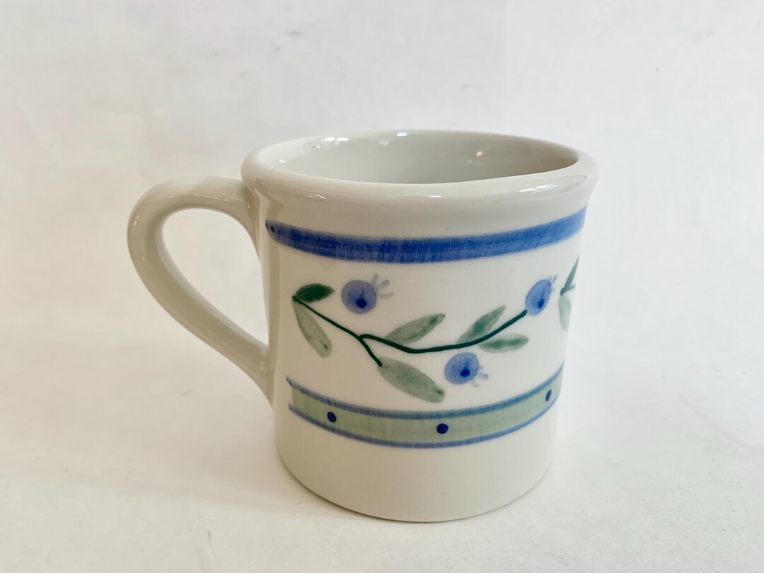 Hartstone Pottery, Blueberry Mug, Coffee Mug, Tea Cup, Made in USA, 13 ...