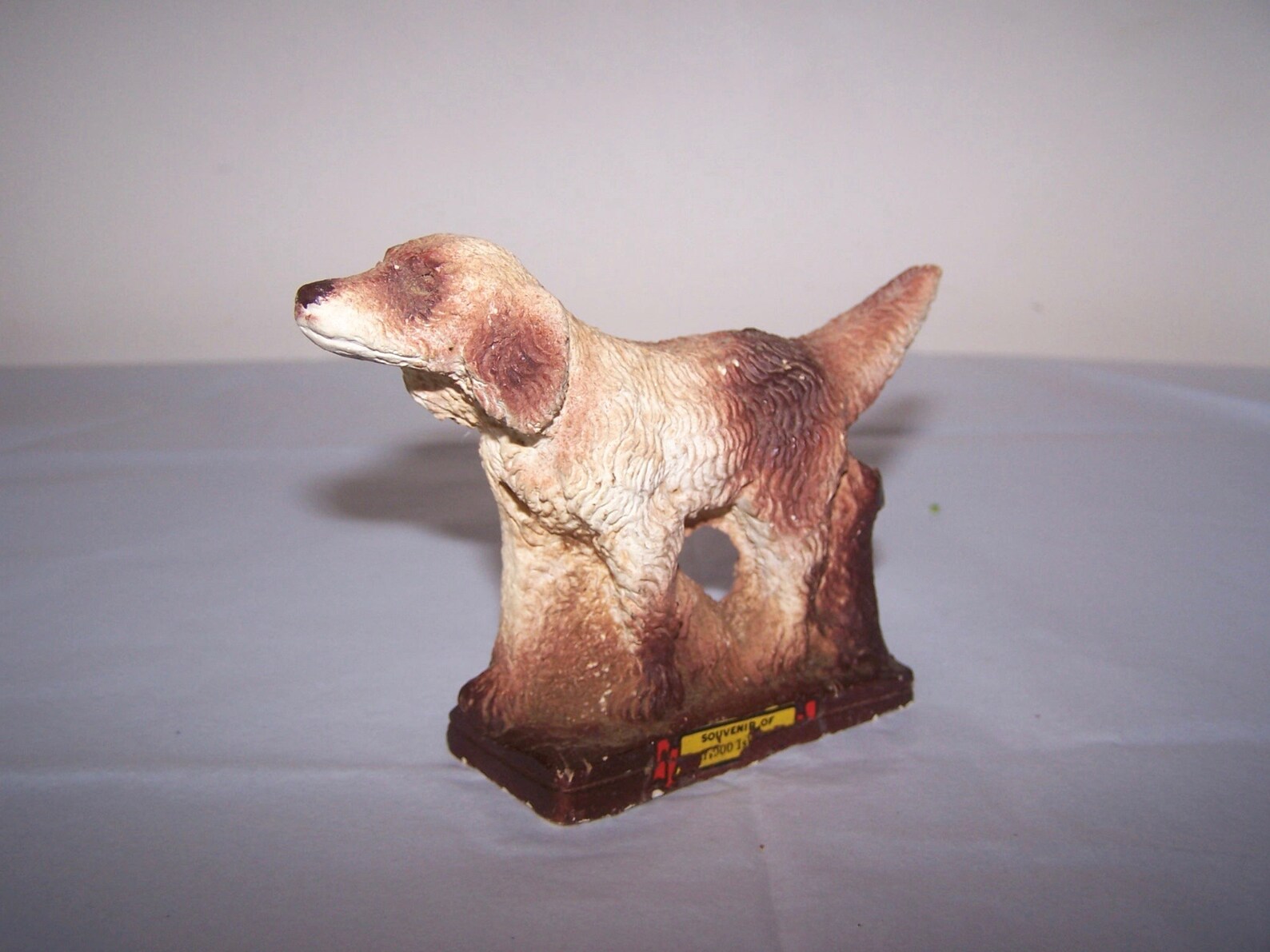 Vintage Chalkware Hunting Dog Figurine Brittany Spaniel 3 | Etsy