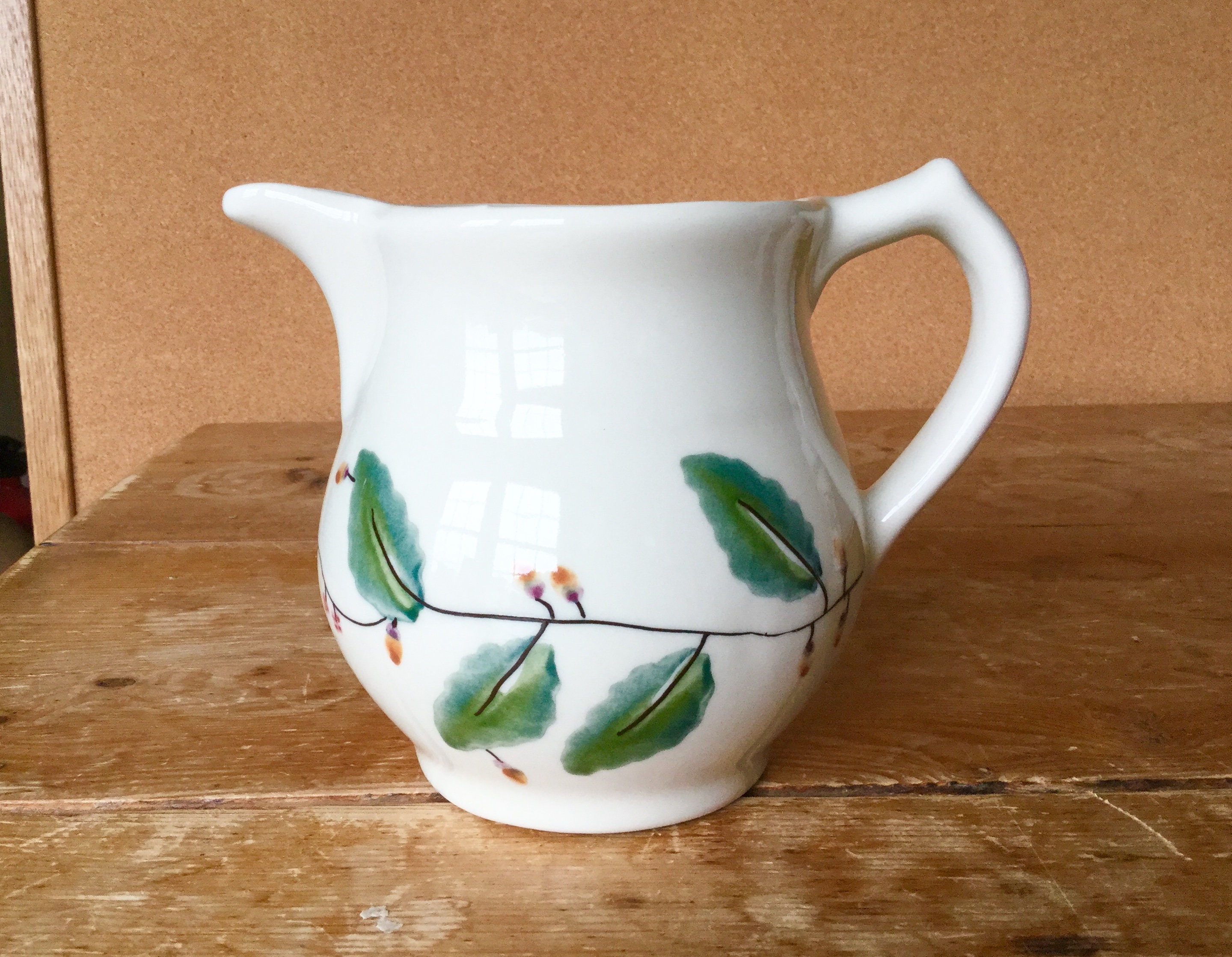 Hartstone Pottery Leaves Pottery Pitcher Fall Pitcher Made | Etsy