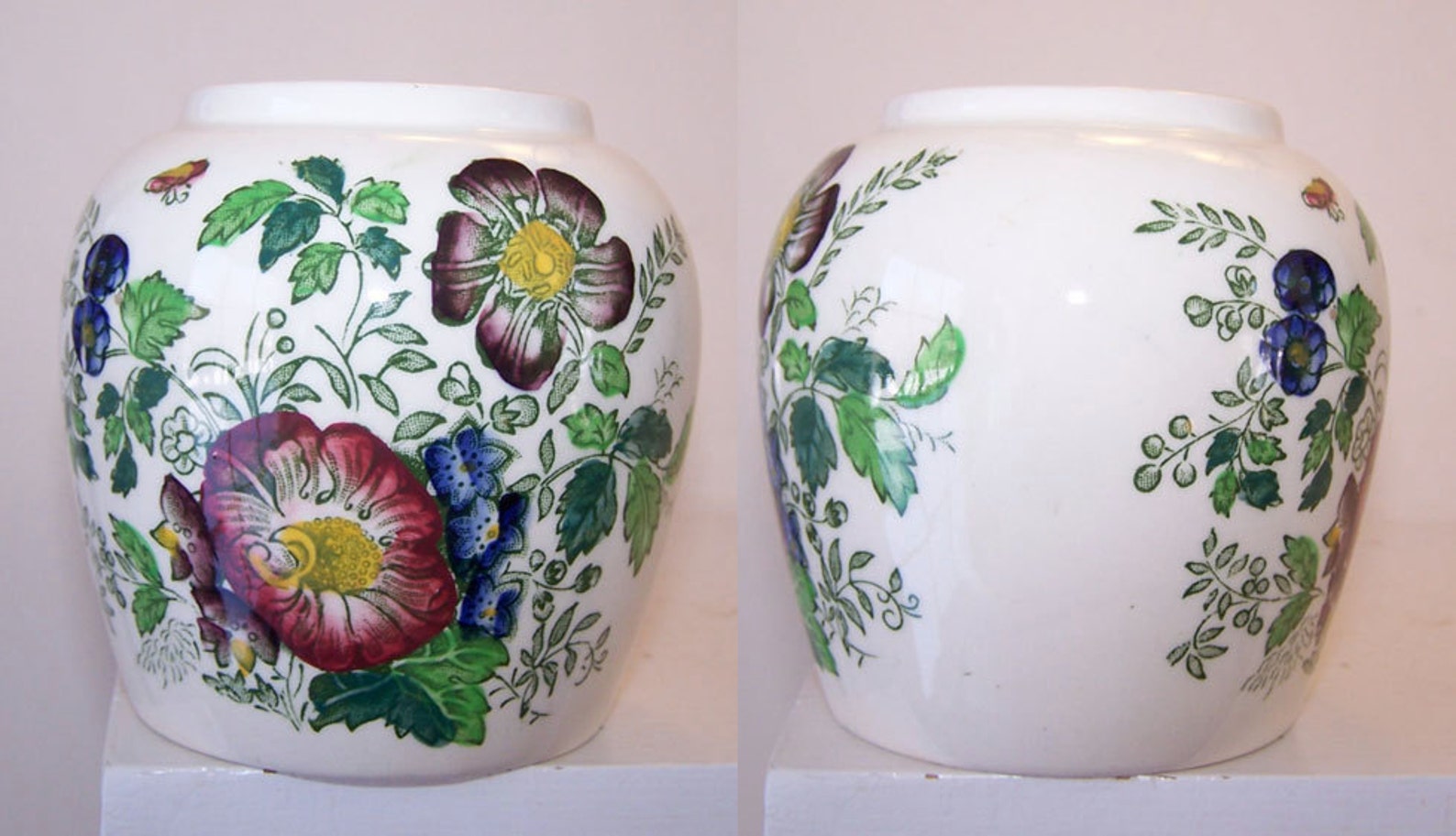 Mason's Ironstone English Ironstone Ginger Jar Paynsley - Etsy