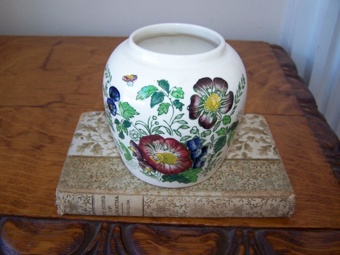 Mason's Ironstone English Ironstone Ginger Jar Paynsley - Etsy