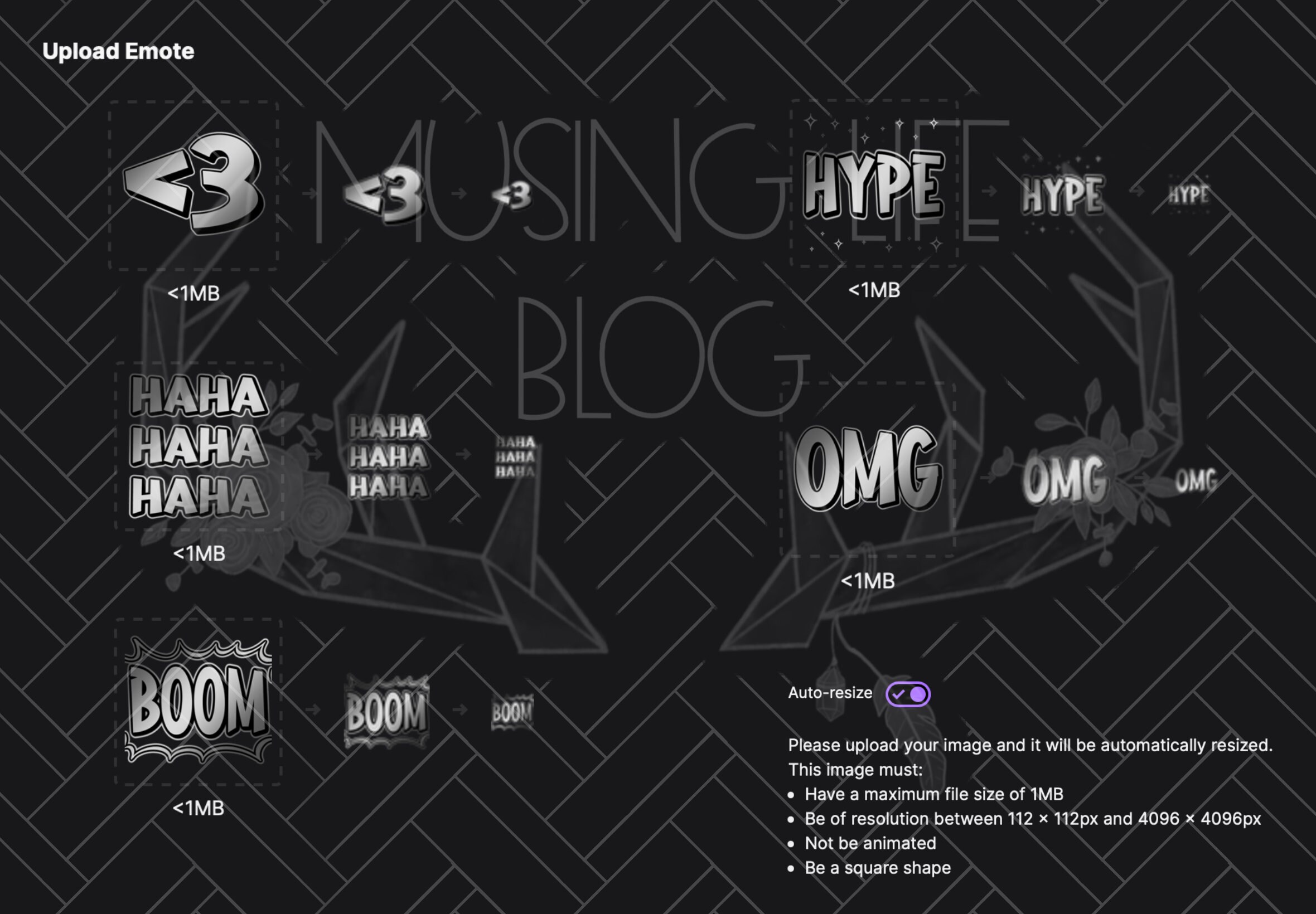Twitch | Discord Emote Pack - Cute 15-pack Metallic Silver - Etsy