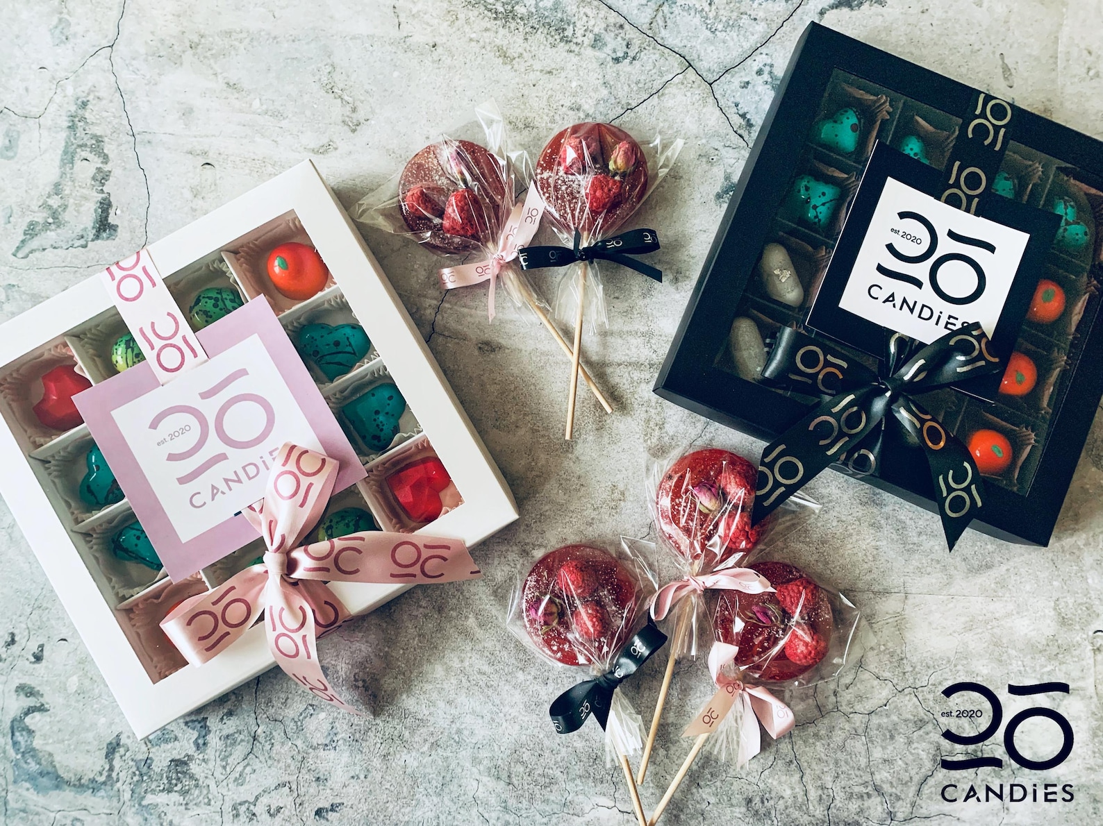 Handcrafted Chocolate Bonbons Box: Assorted Gourmet Truffles, Wedding ...