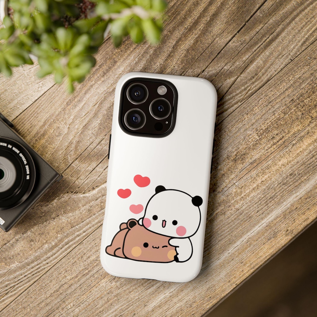 Phone Case, DUDU Bear Cute Panda & Bear, Kawaii Cover, Durable Tech ...