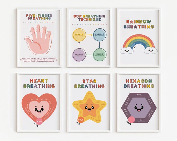 Calm Down Posters - 15 Mindfulness Signs - Calm Down Corner - Classroom ...