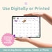 School Year Calendar, 2025 2026 Monthly School Planner, Editable ...