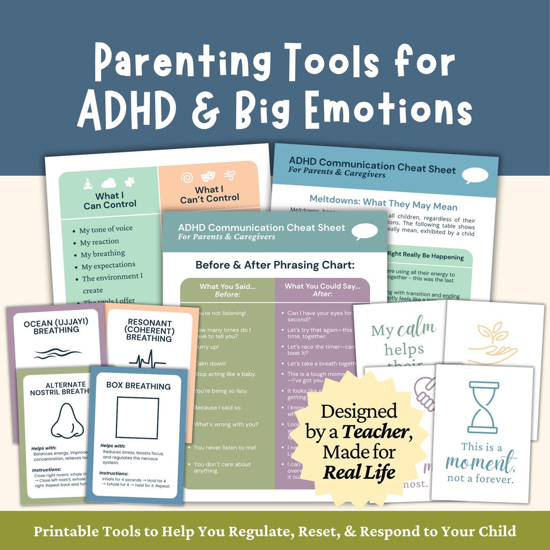 ADHD Parent Support Toolkit, Calming Strategies for Adults With ADHD ...