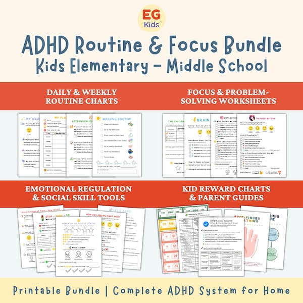 Visual Supports for Adhd - Etsy